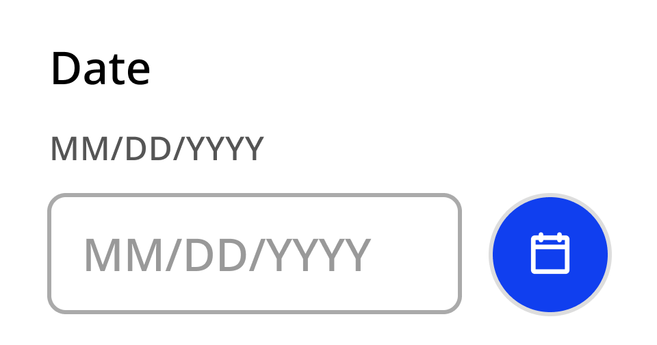 Date input - NYC Digital Design System