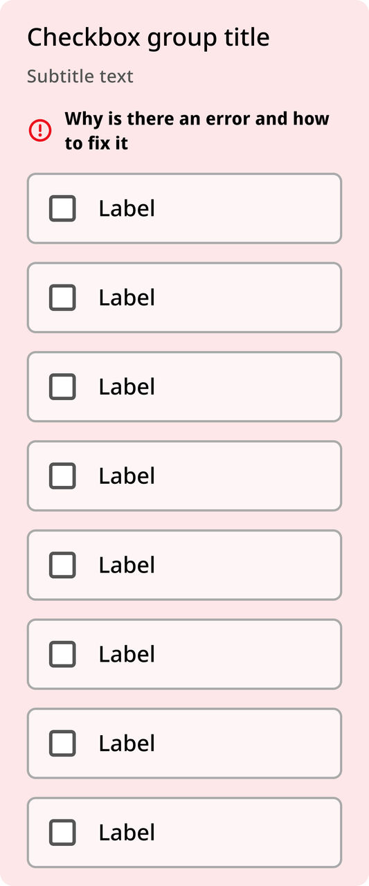 Checkbox button - NYC Digital Design System