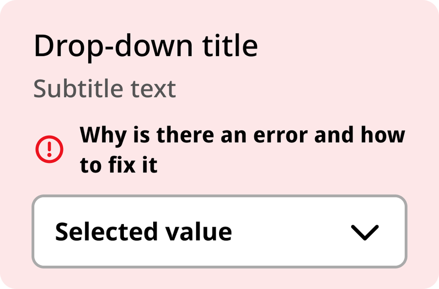 Drop-down select - NYC Digital Design System